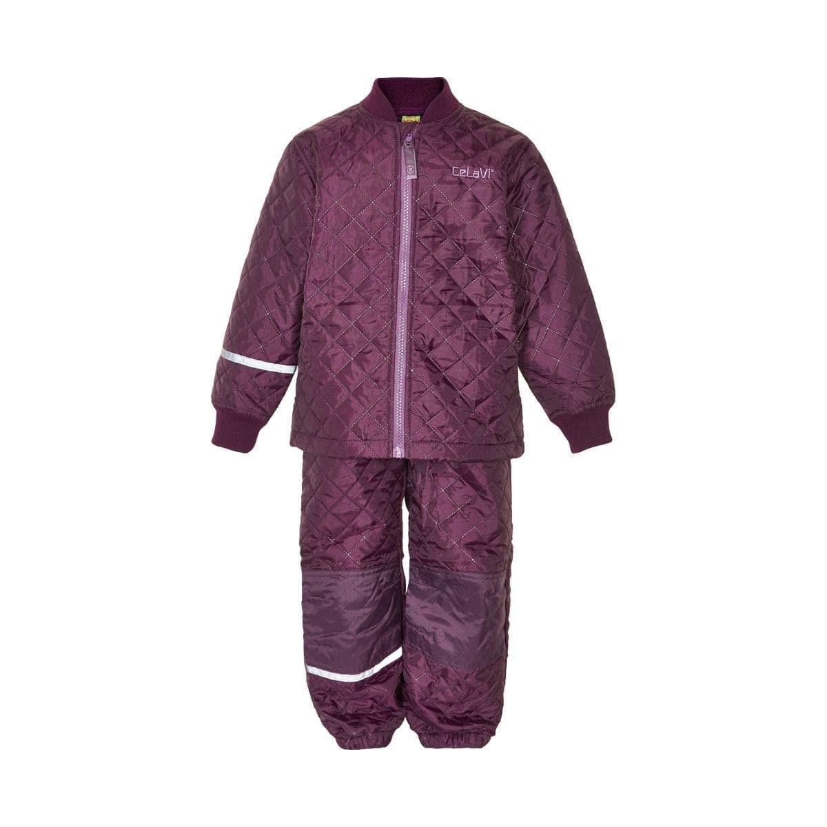 Quilted Thermal Set - Blackberry – Biddle and Bop