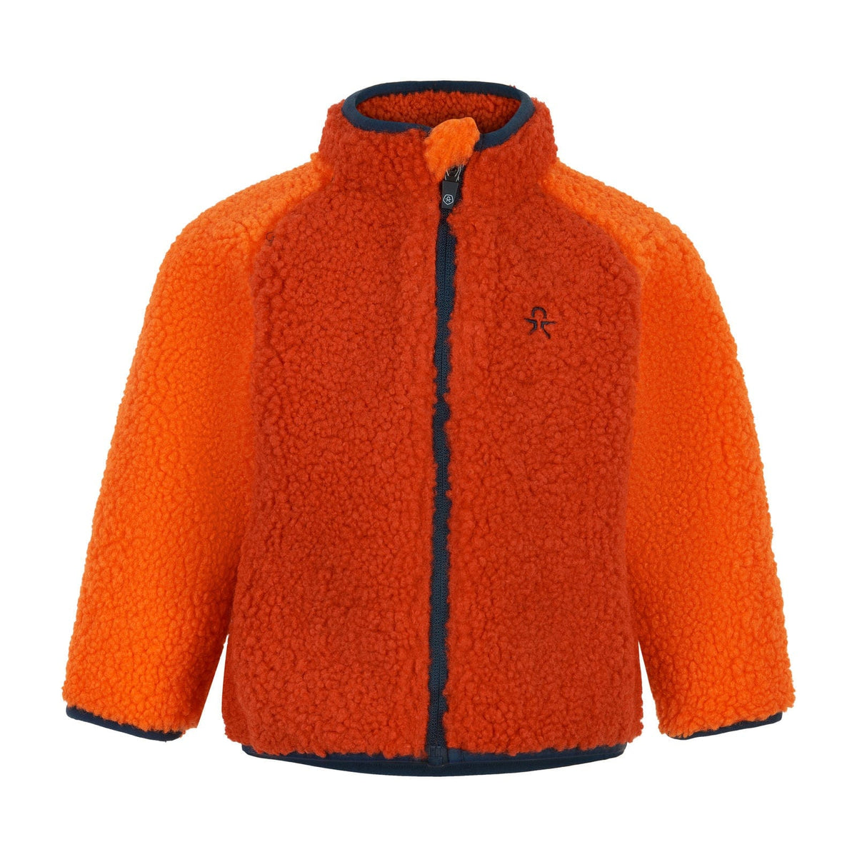 Teddy Fleece Baby Jacket: Red Clay – Biddle and Bop