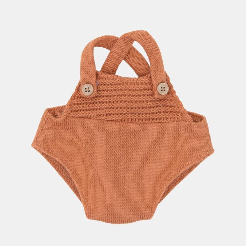 Dinkum Doll Romper: Rust – Biddle and Bop