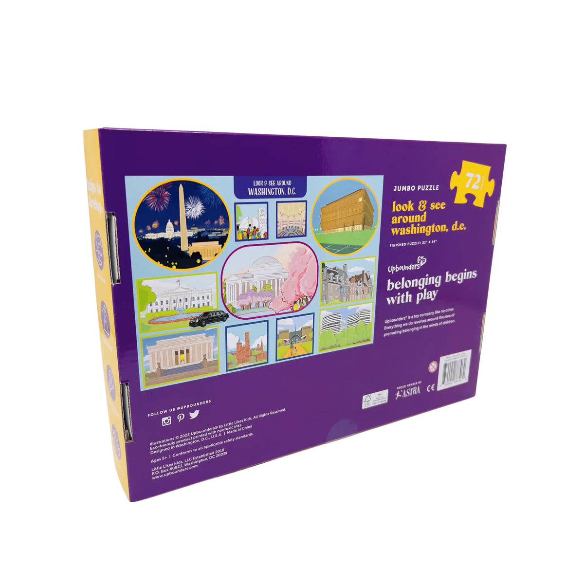 Upbounders® Look & See Around Washington, DC - 72 PC Puzzle – Biddle ...